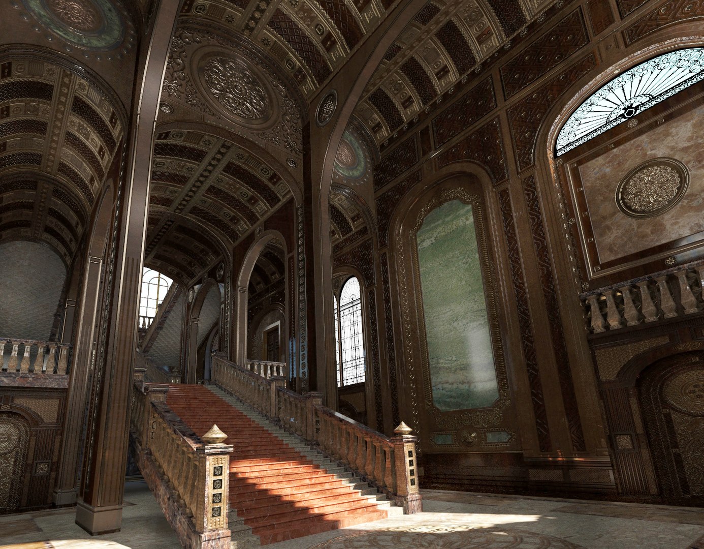 Conceptual Interior Castle Pbr 3D Model - TurboSquid 1266287