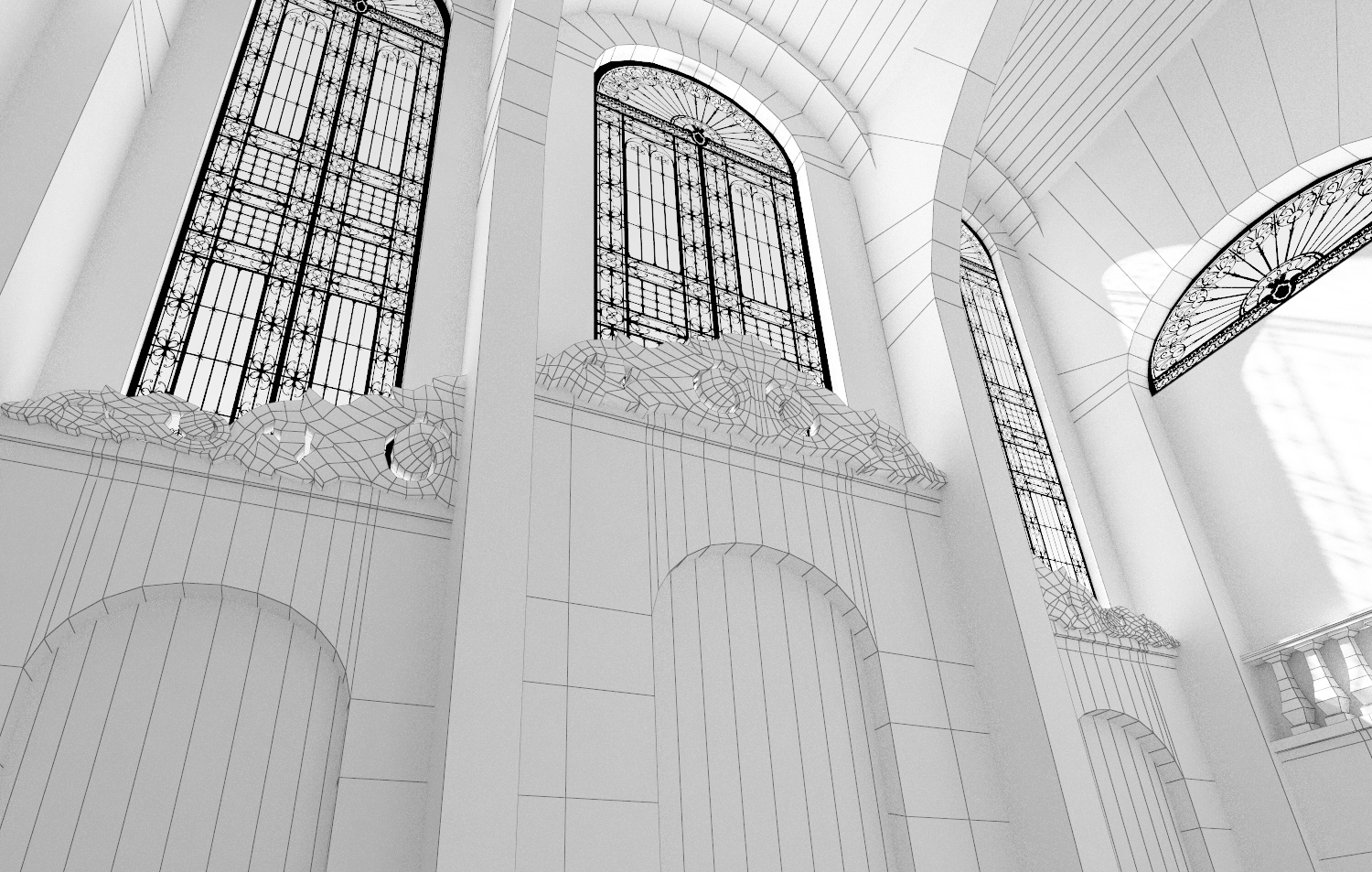 Conceptual interior castle pbr 3D model - TurboSquid 1266287
