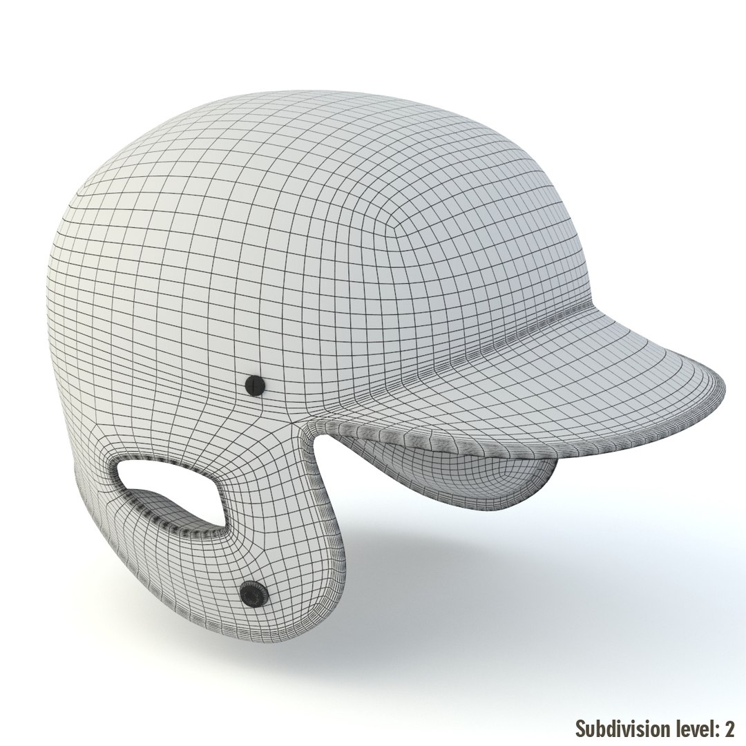 3D Generic Helmet Baseball - Model - TurboSquid 1161511