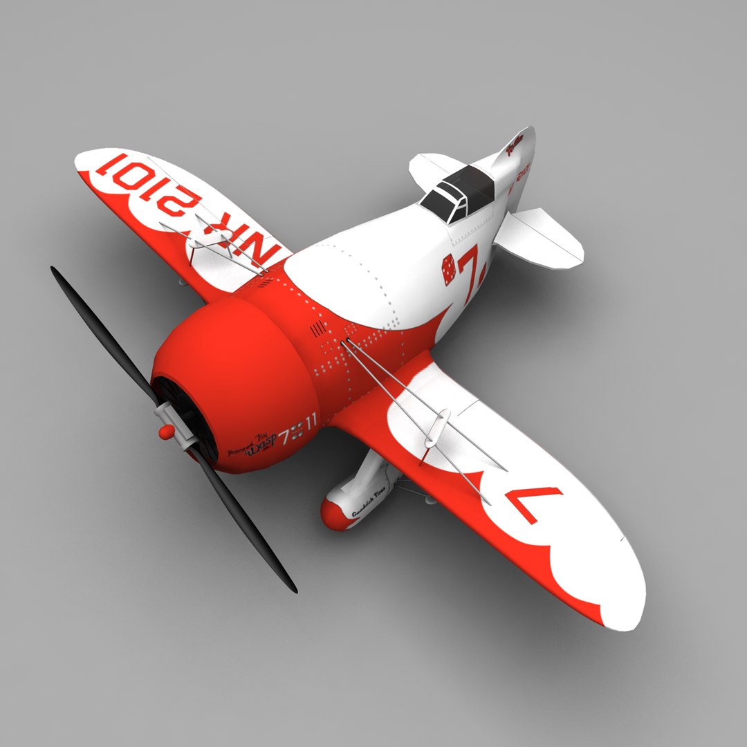 plane 3d obj