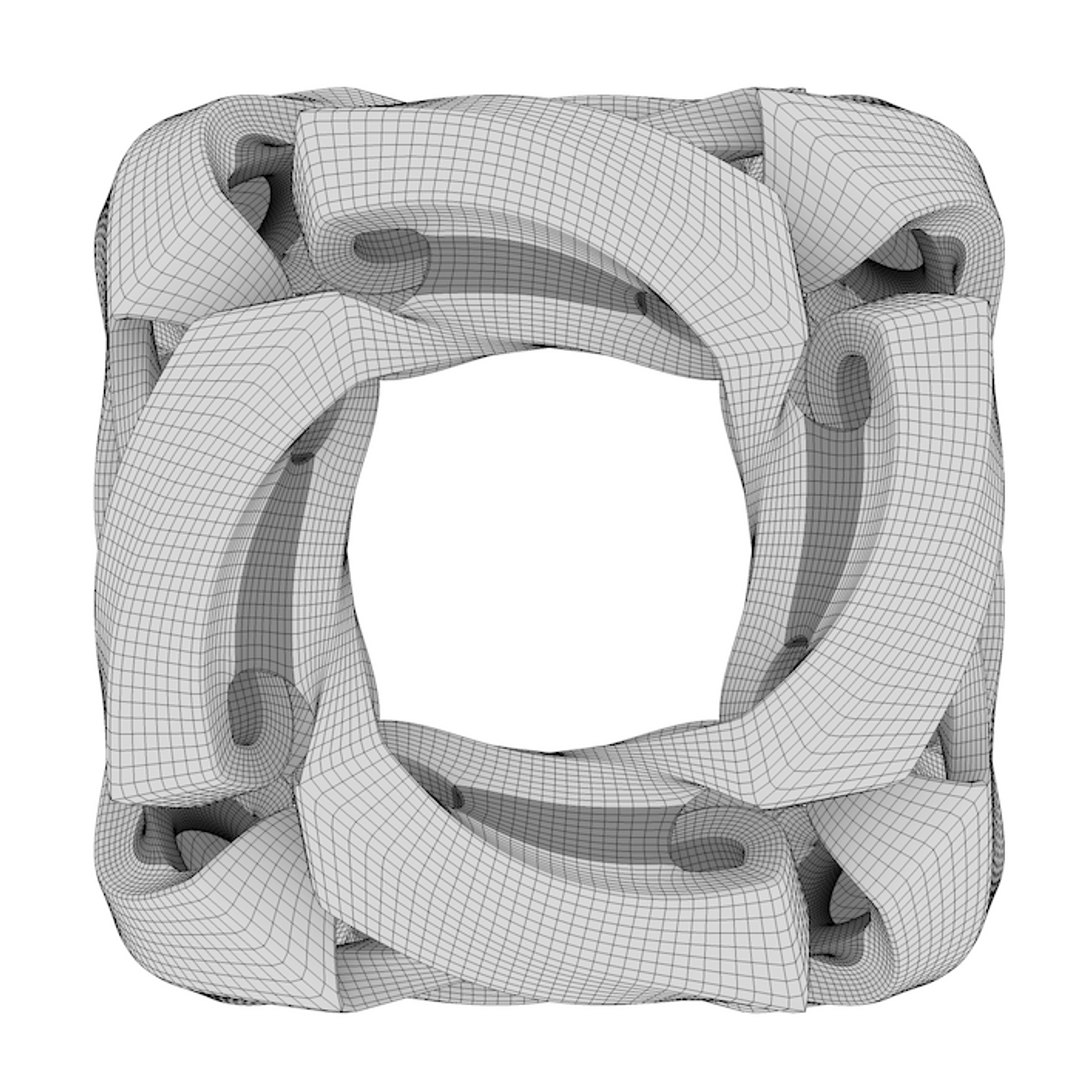 3D Abstract Cube Model - TurboSquid 1501815