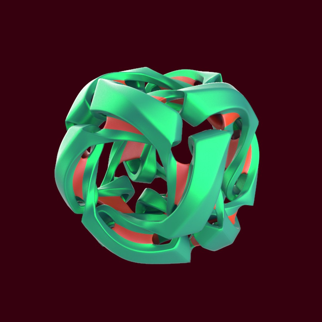 3D Abstract Cube Model - TurboSquid 1501815