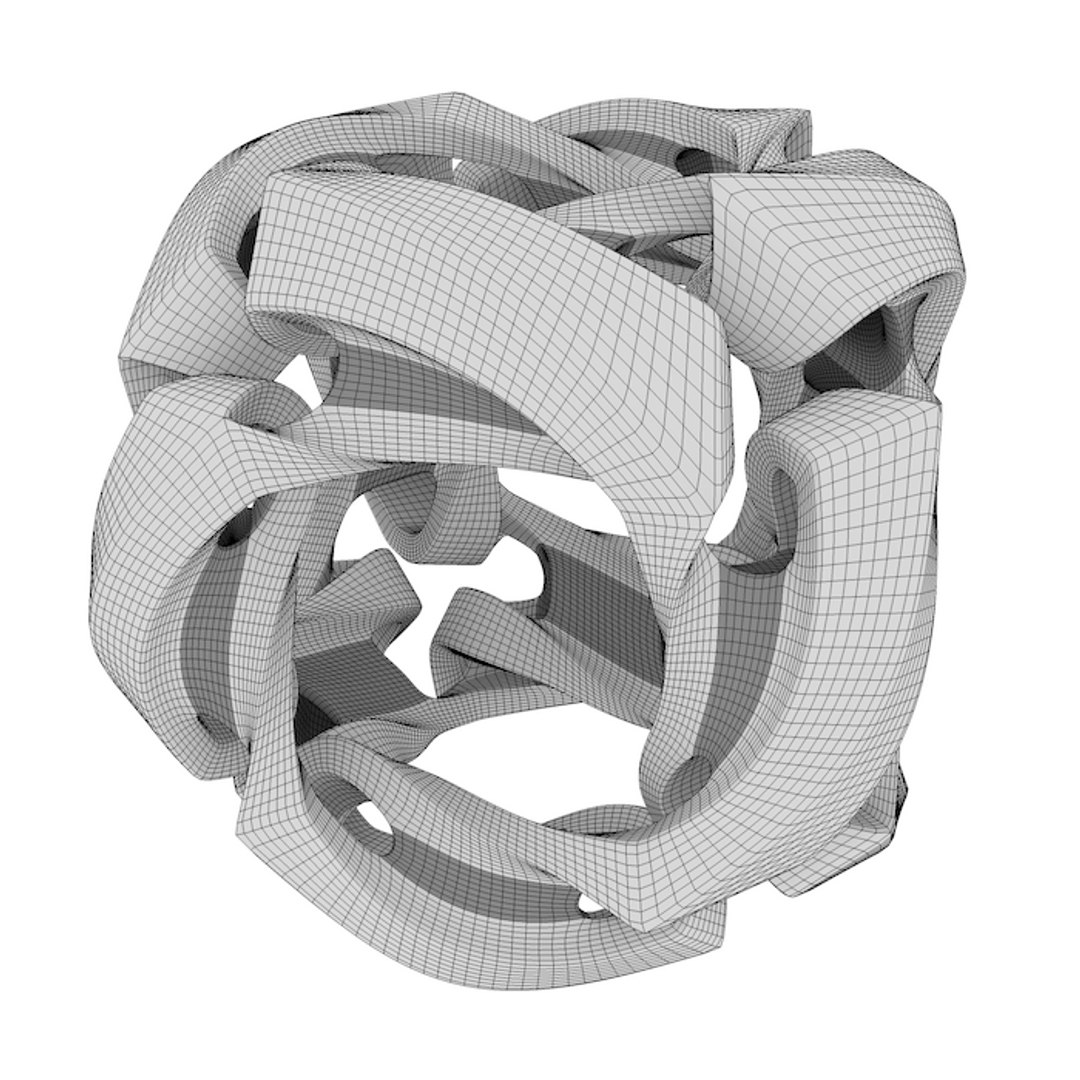 3D Abstract Cube Model - TurboSquid 1501815
