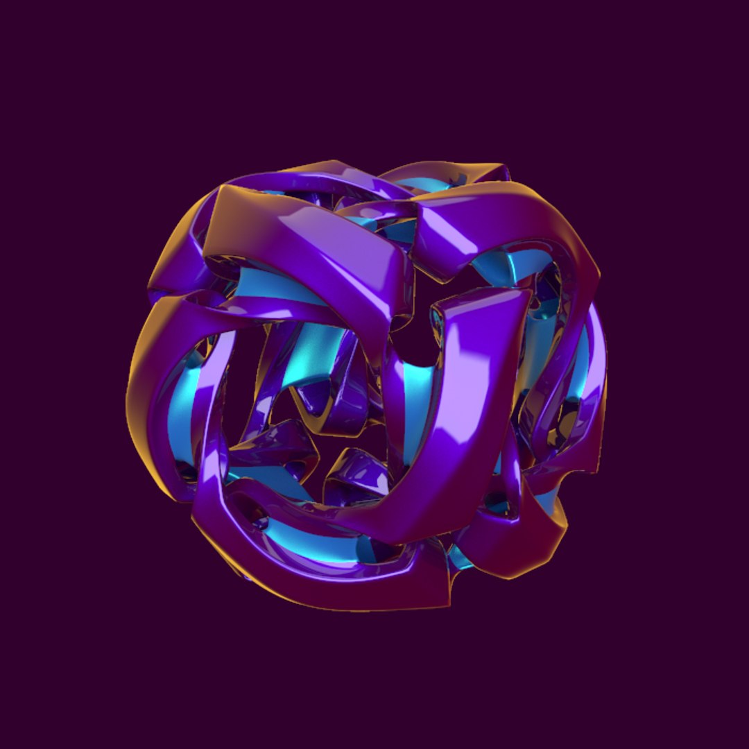 3D Abstract Cube Model - TurboSquid 1501815
