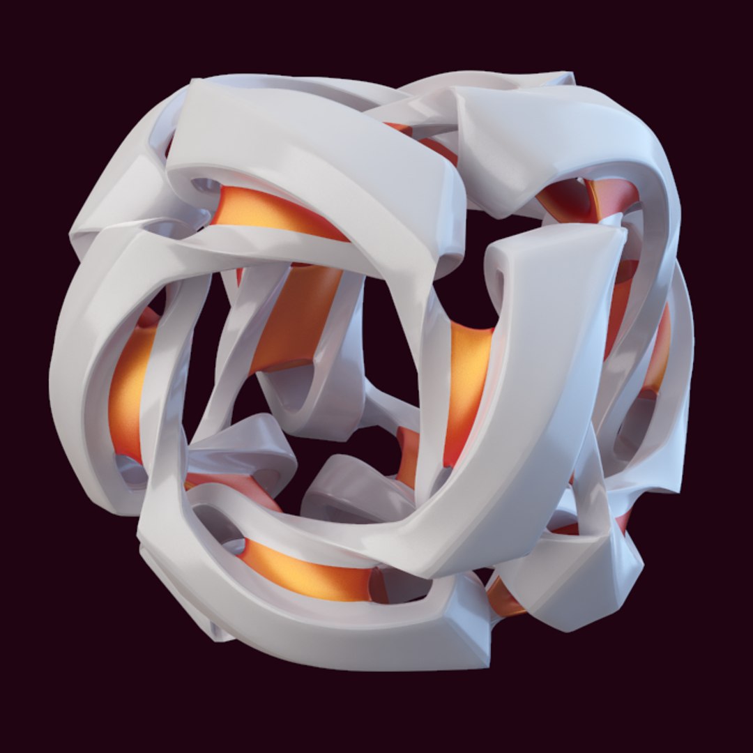 3D Abstract Cube Model - TurboSquid 1501815