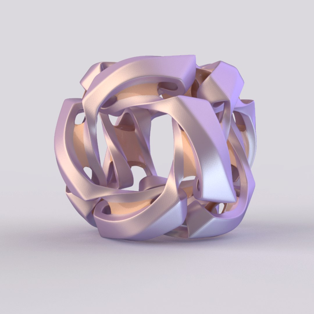 3D Abstract Cube Model - TurboSquid 1501815
