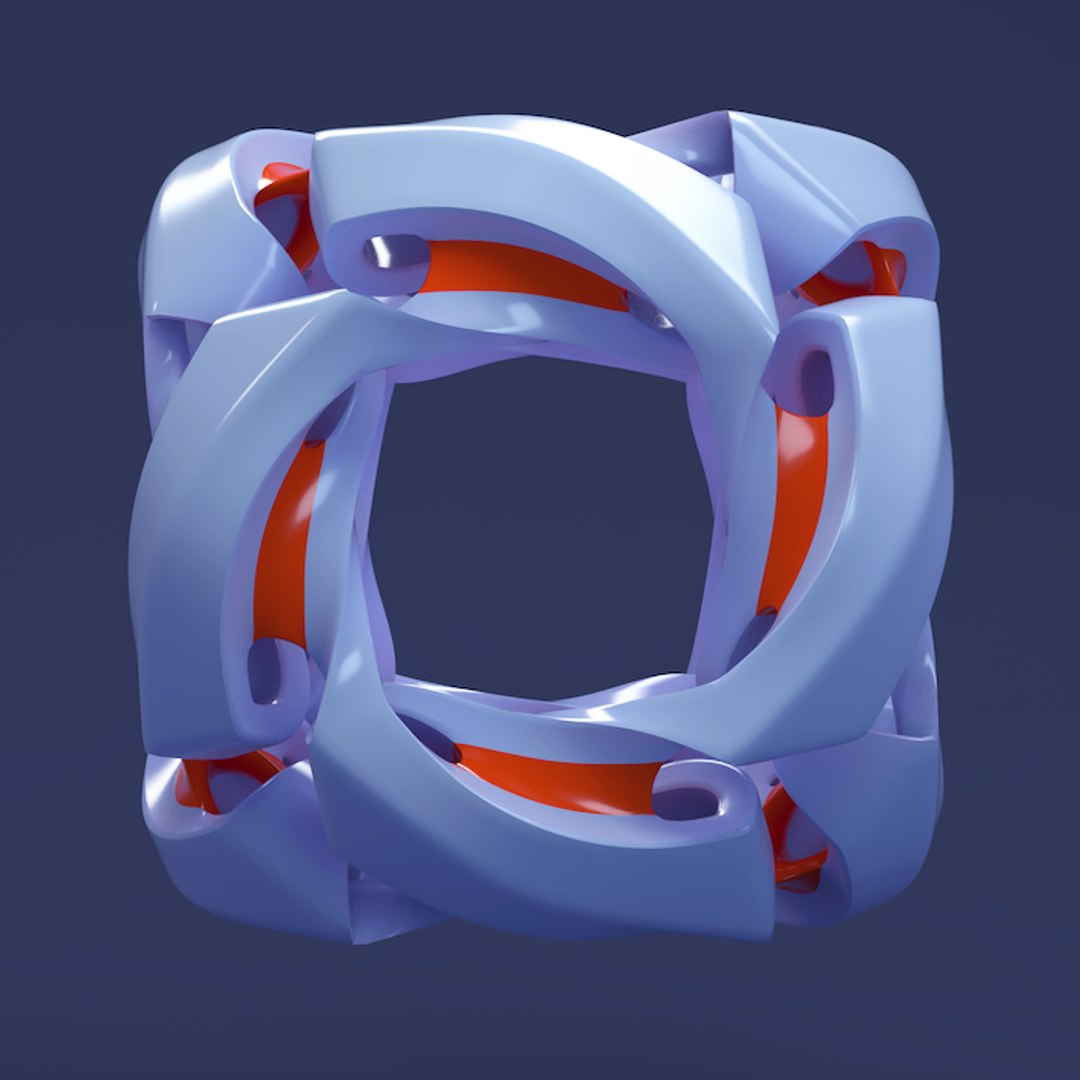 3D Abstract Cube Model - TurboSquid 1501815