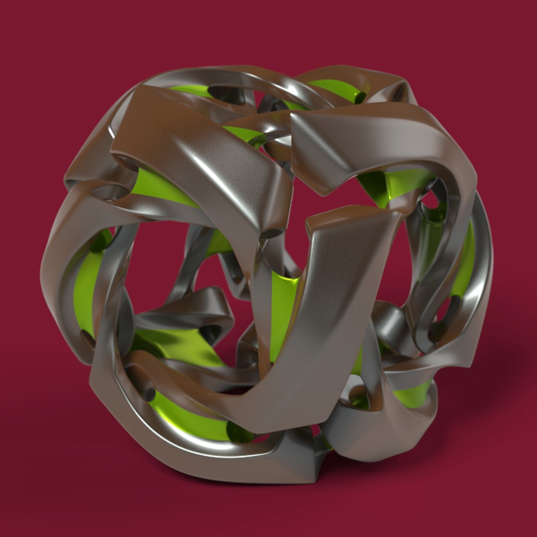 3D Abstract Cube Model - TurboSquid 1501815