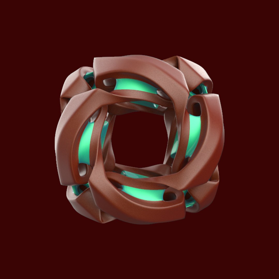 3D Abstract Cube Model - TurboSquid 1501815