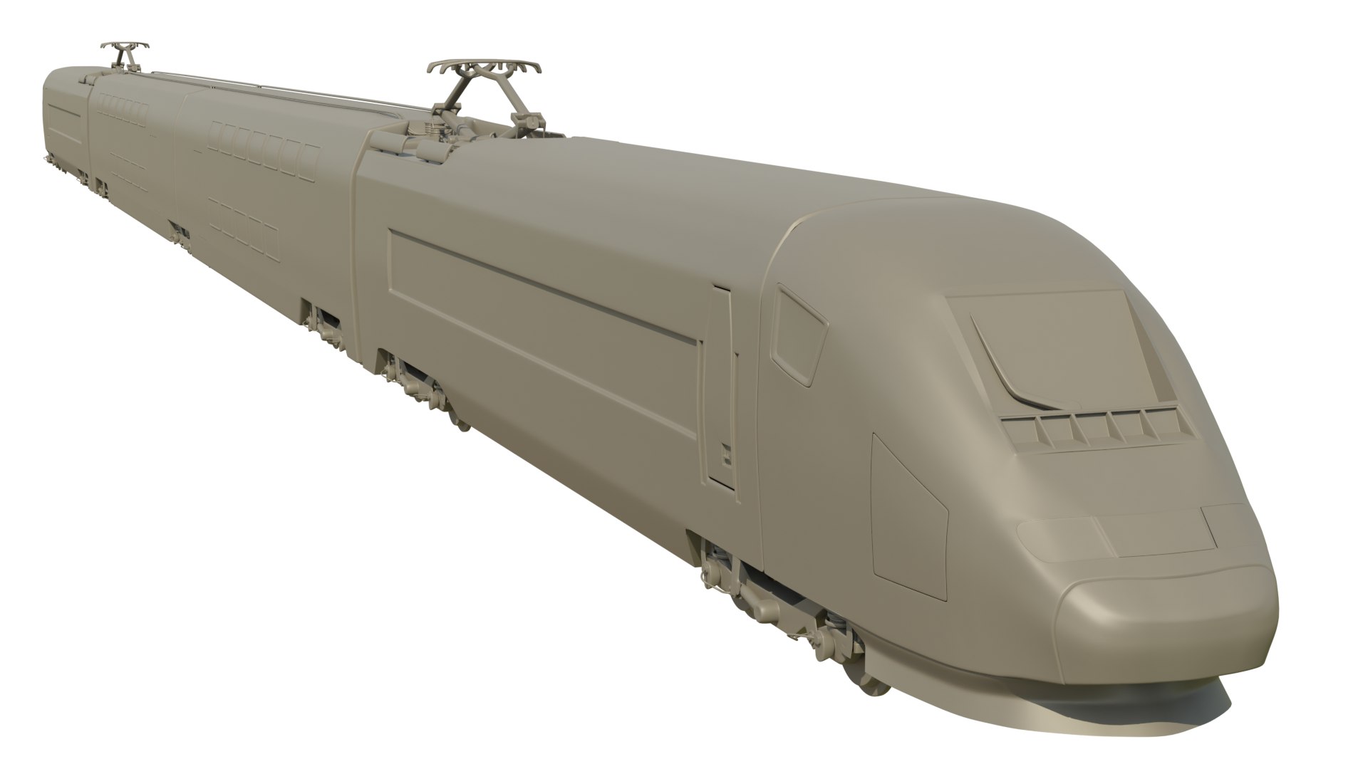 Realistic Tgv Pos Speed Train 3D - TurboSquid 1594847