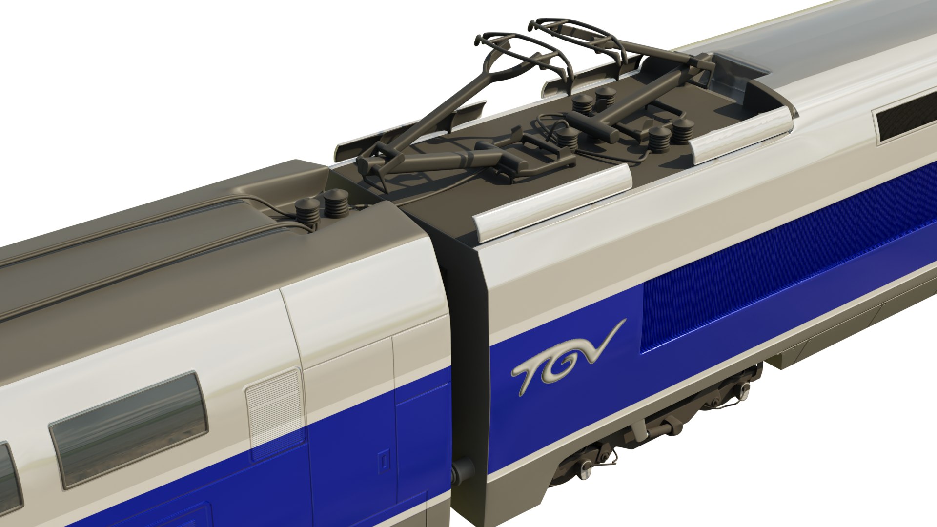 Realistic Tgv Pos Speed Train 3D - TurboSquid 1594847