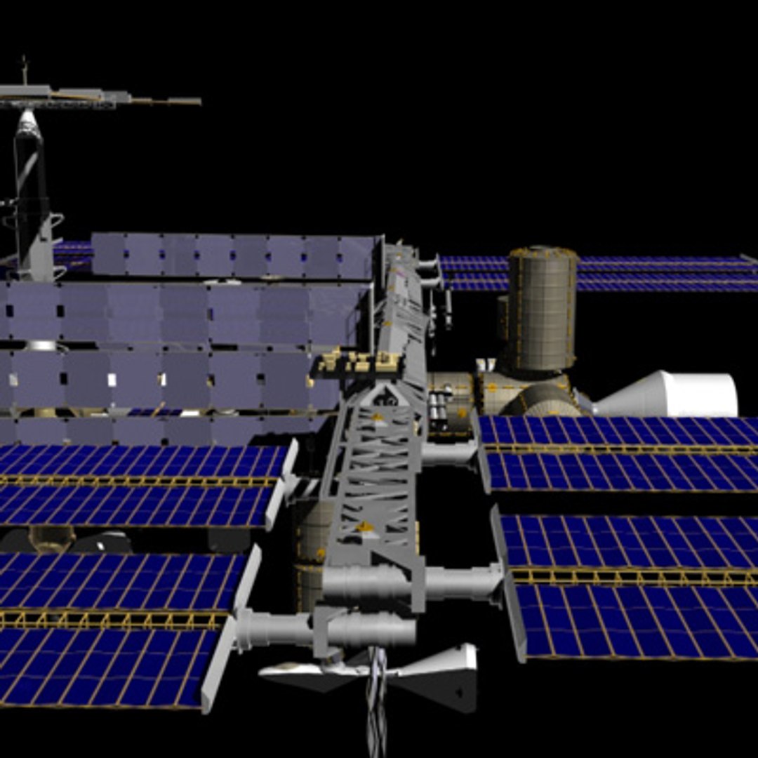 International Space Station Iss 3d Max