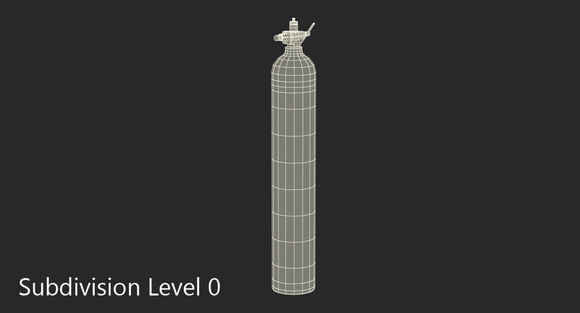 3D Oxygen Cylinder E-tank Model - TurboSquid 1278008