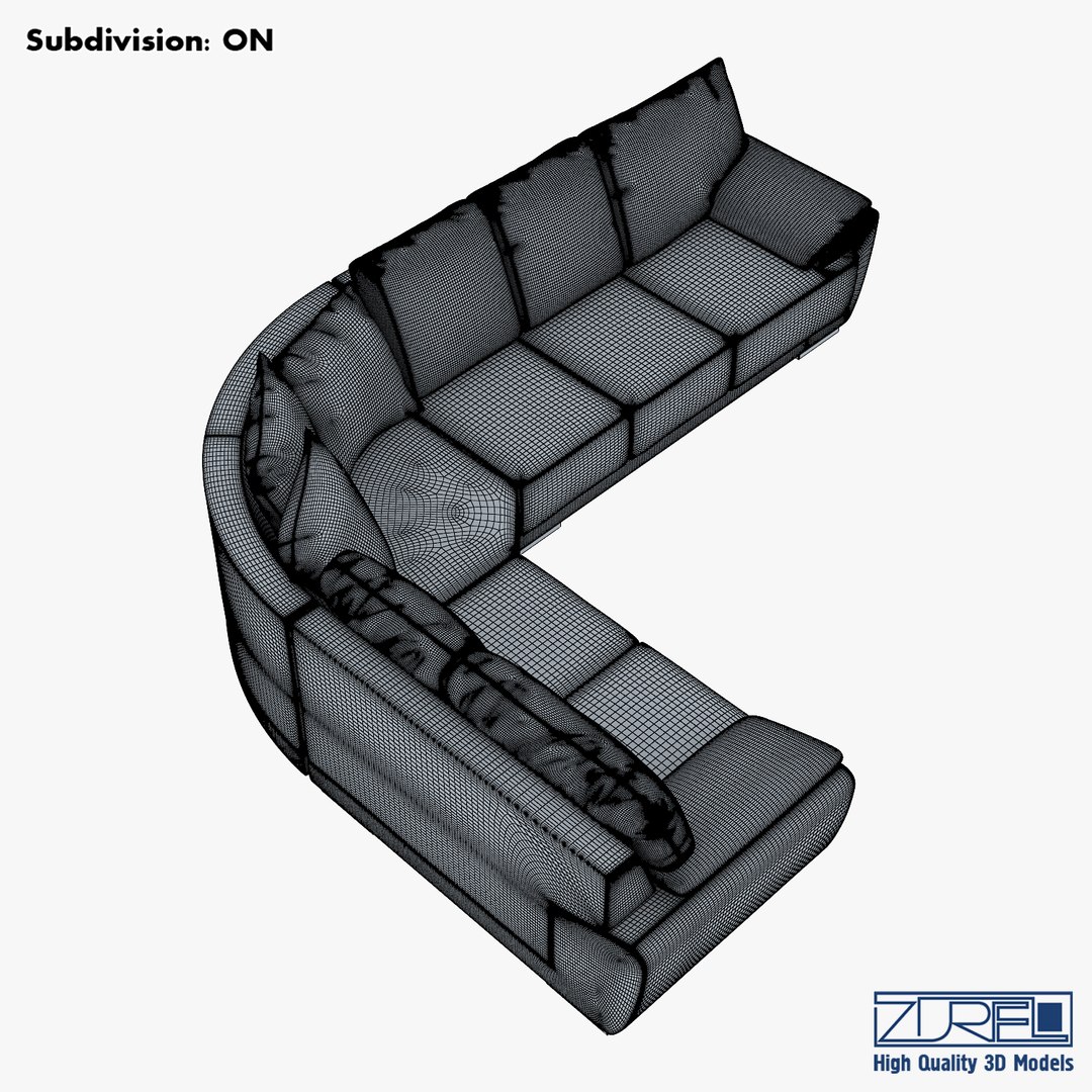Sofia sofa model - TurboSquid 1211265
