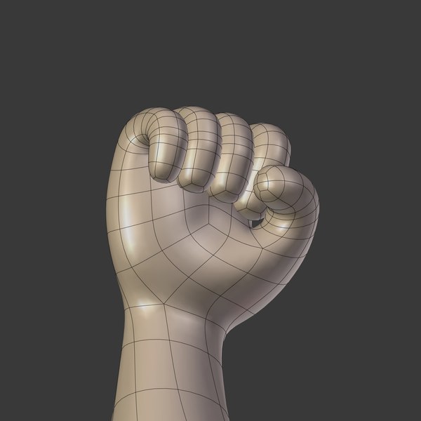 3D cartoon hand model - TurboSquid 1586223
