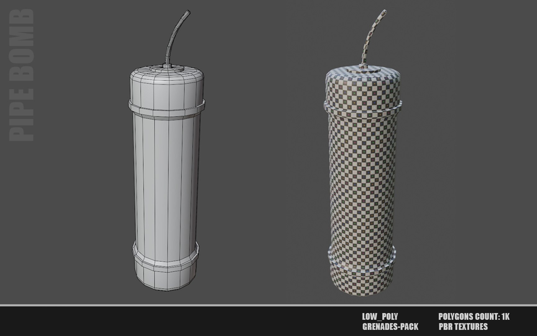 18 GRENADES PACK Game Ready Models 3D Model - TurboSquid 2282691