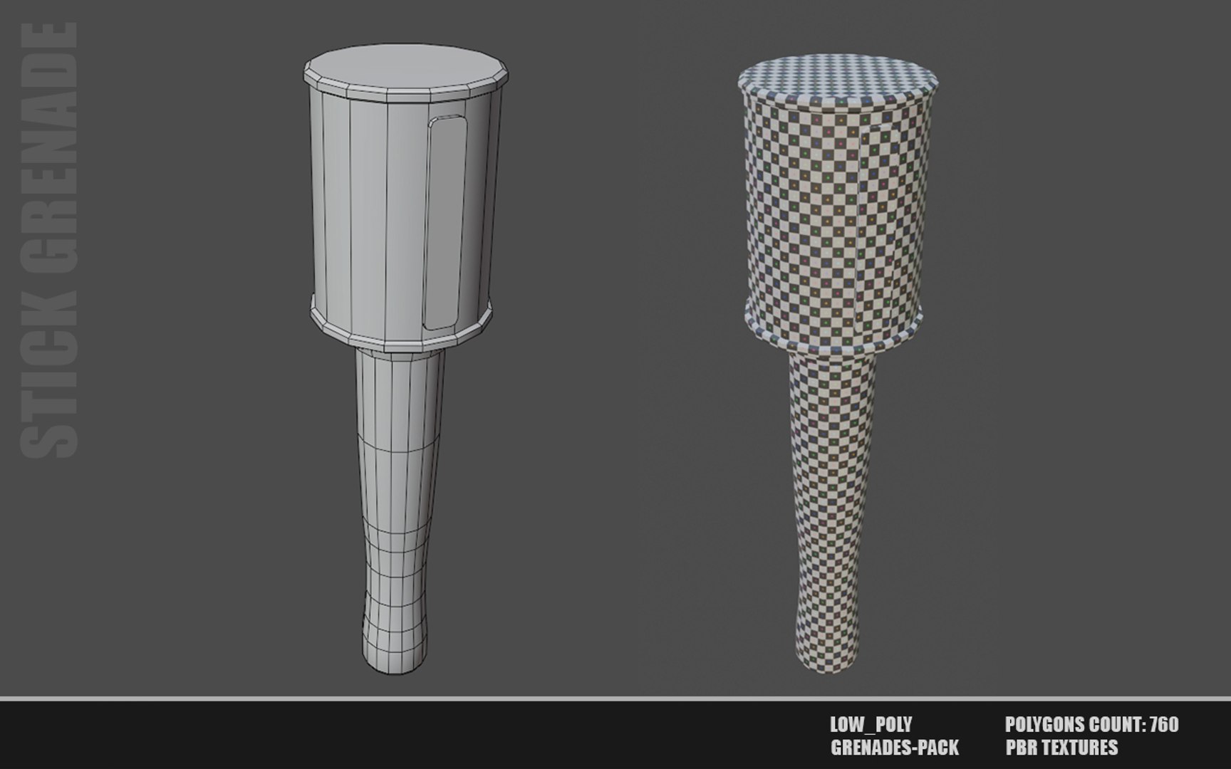 18 GRENADES PACK Game Ready Models 3D Model - TurboSquid 2282691