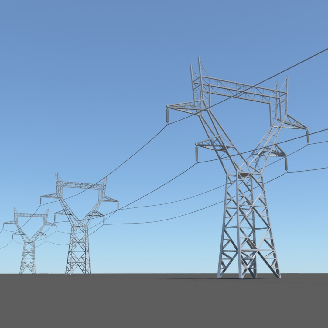 3d Power Lines
