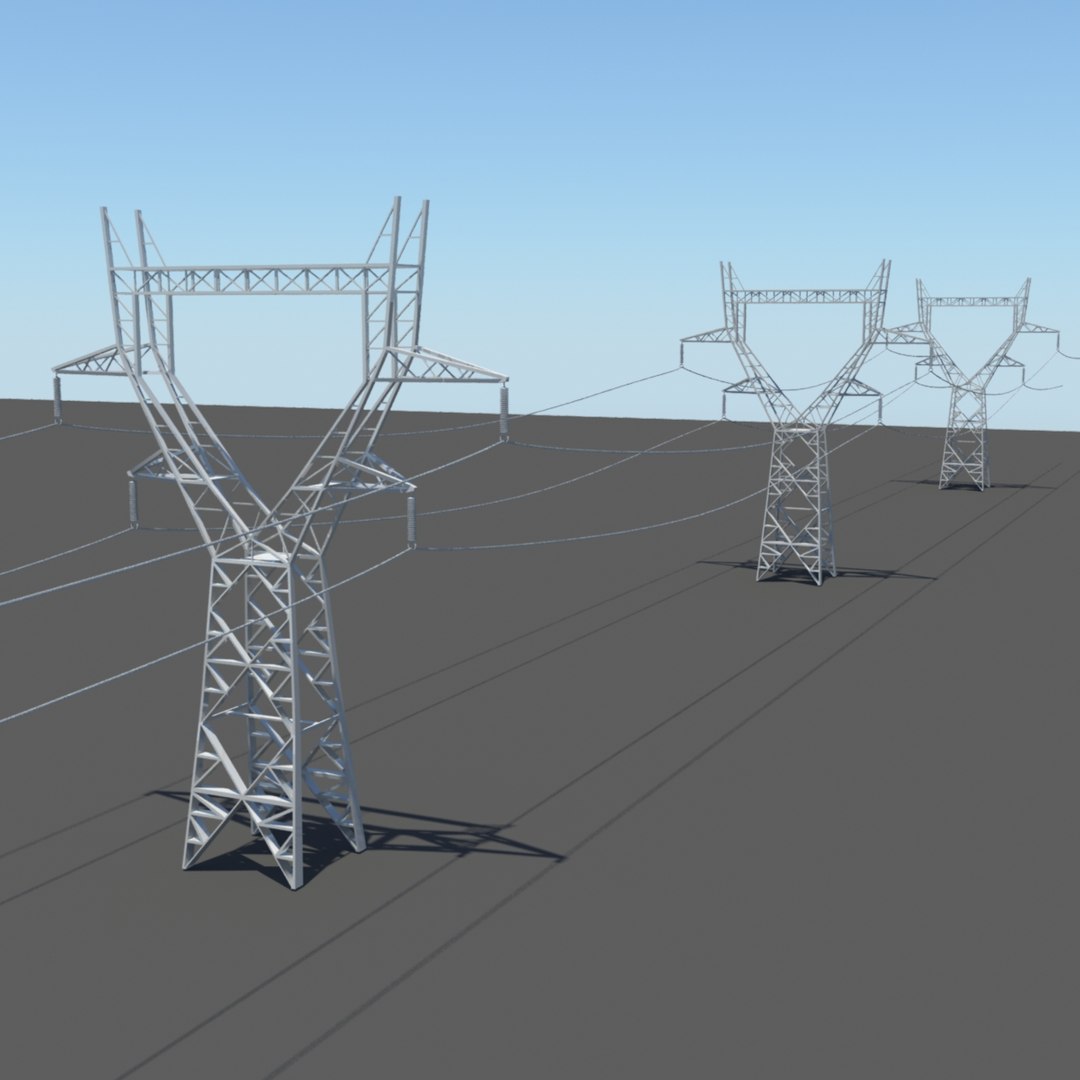 3d Power Lines