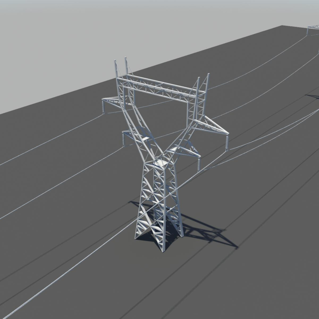 3d Power Lines