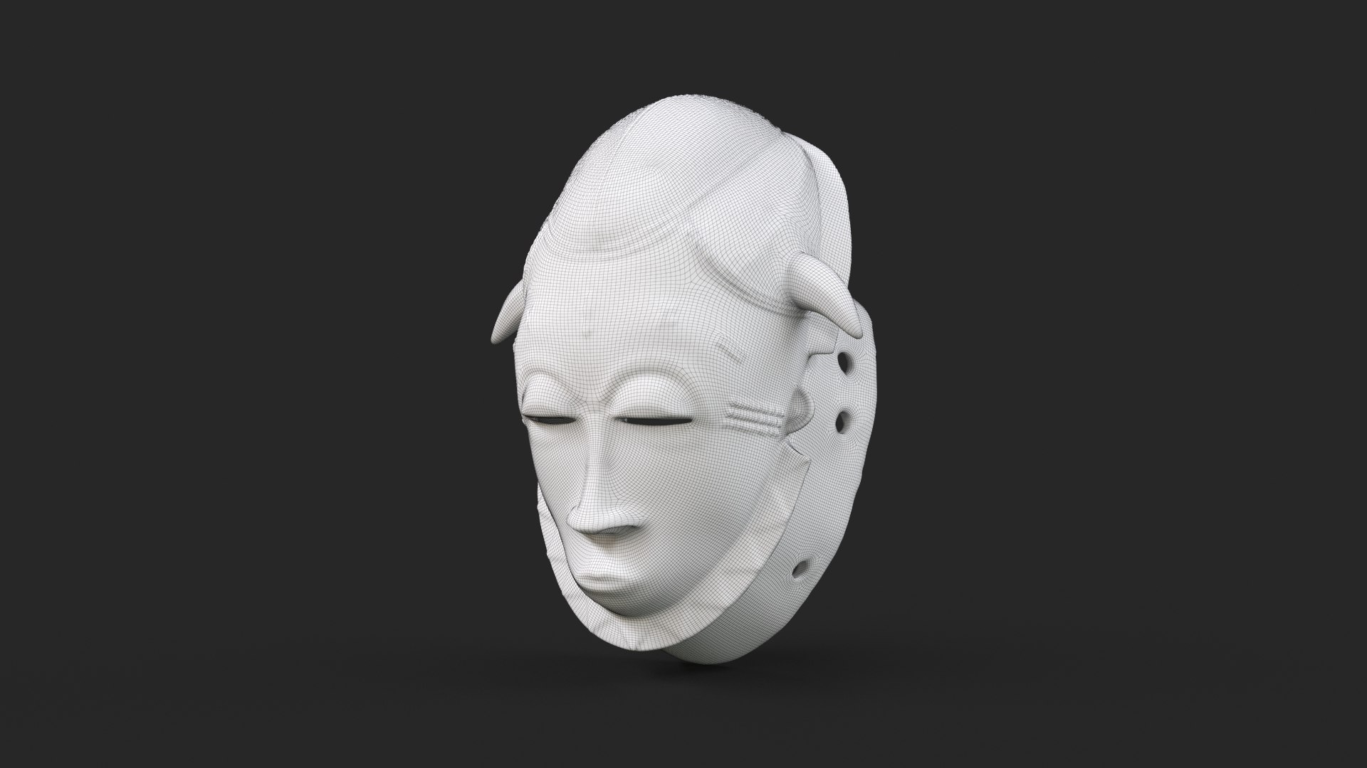 3D Baule Mask Model - TurboSquid 1944604