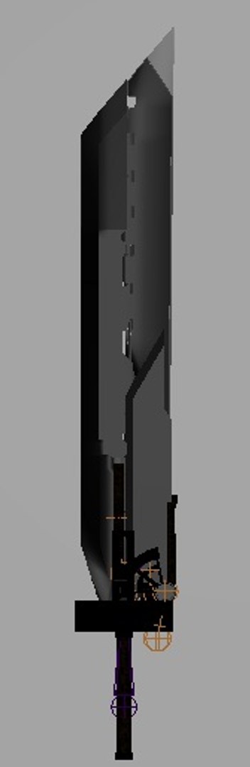 3d Model Of Cloud Strife Sword