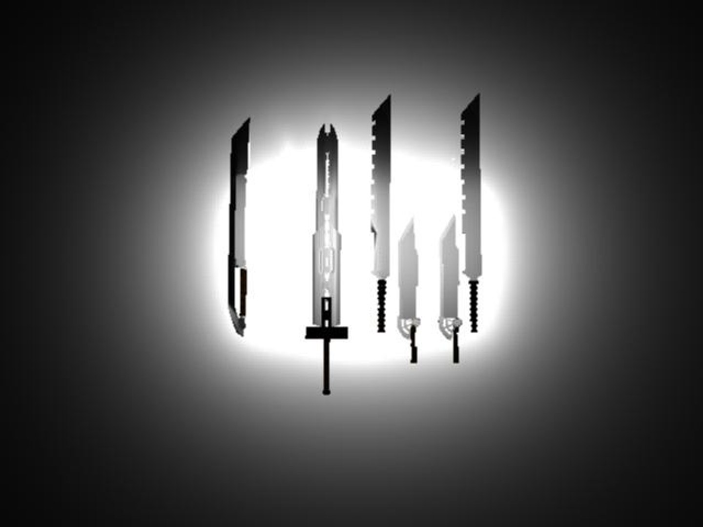 3d Model Of Cloud Strife Sword