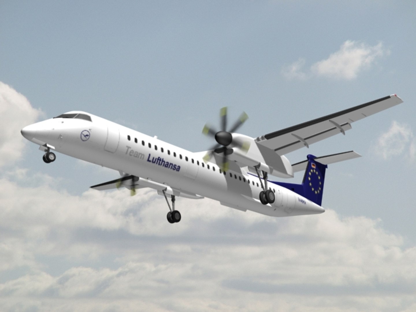 Dash-8 Dash 8 3d Model