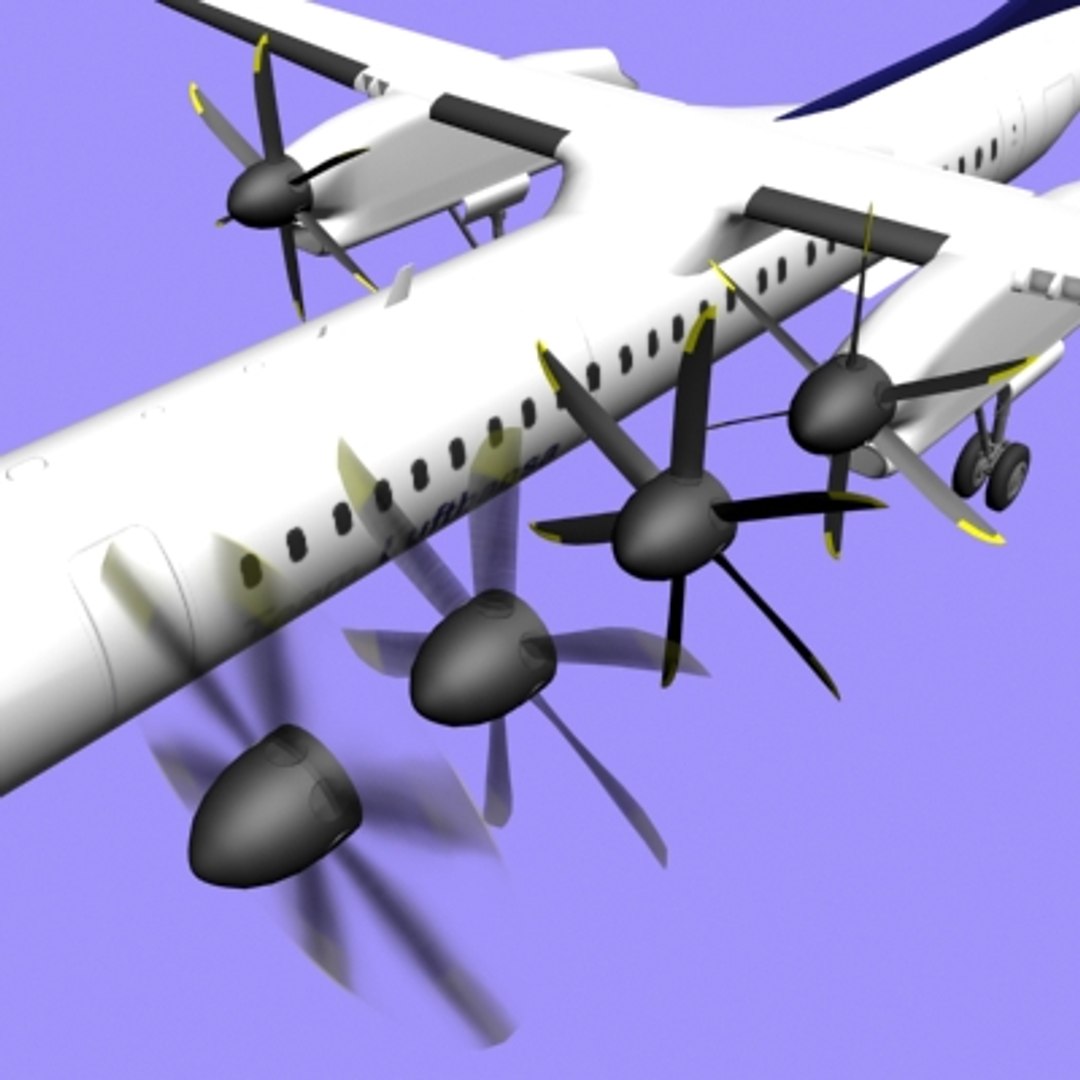 Dash-8 Dash 8 3d Model