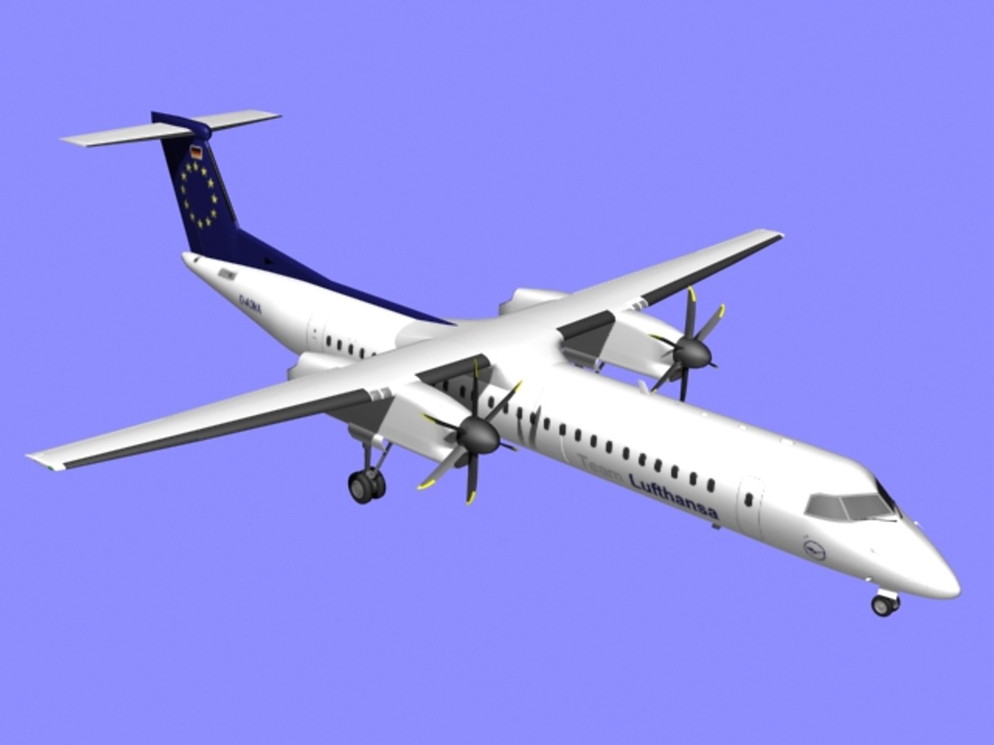 Dash-8 Dash 8 3d Model