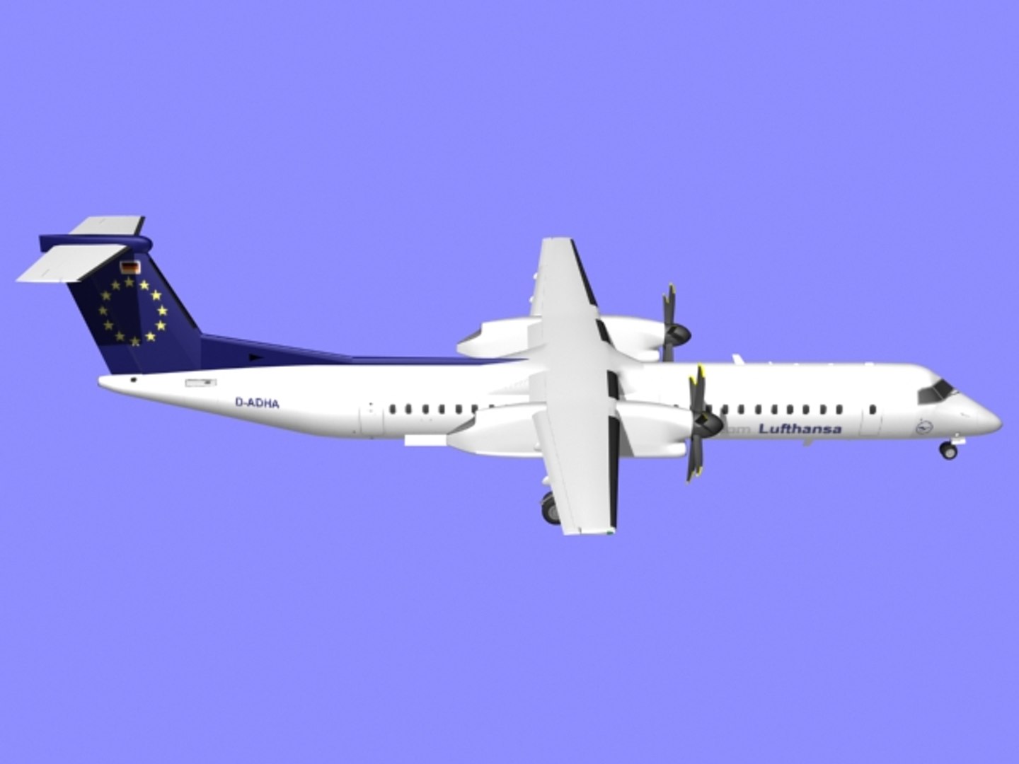 Dash-8 Dash 8 3d Model