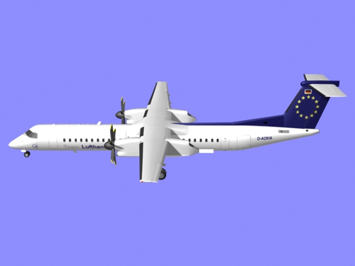 Dash-8 Dash 8 3d Model