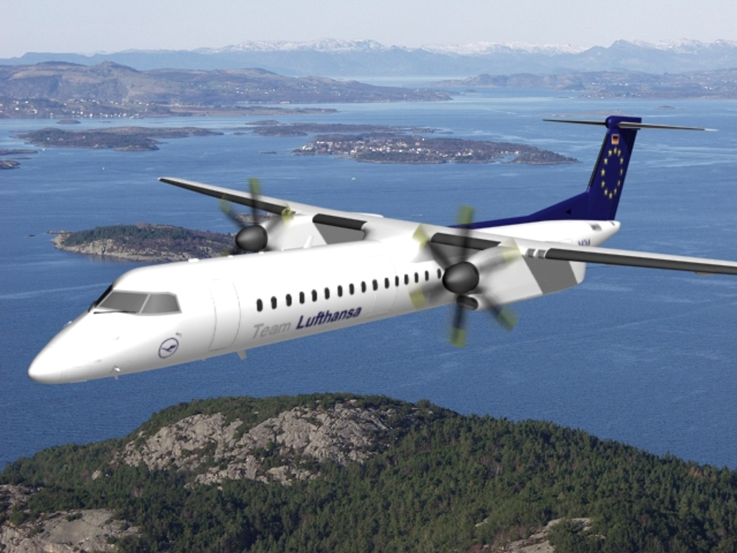 Dash-8 Dash 8 3d Model