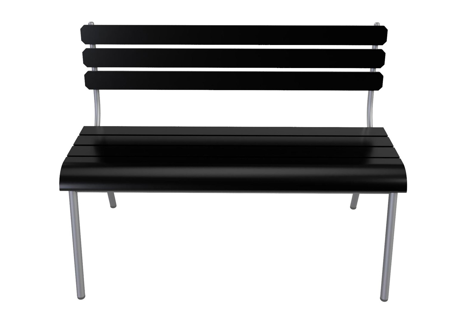 Metal Bench Model - TurboSquid 1966679