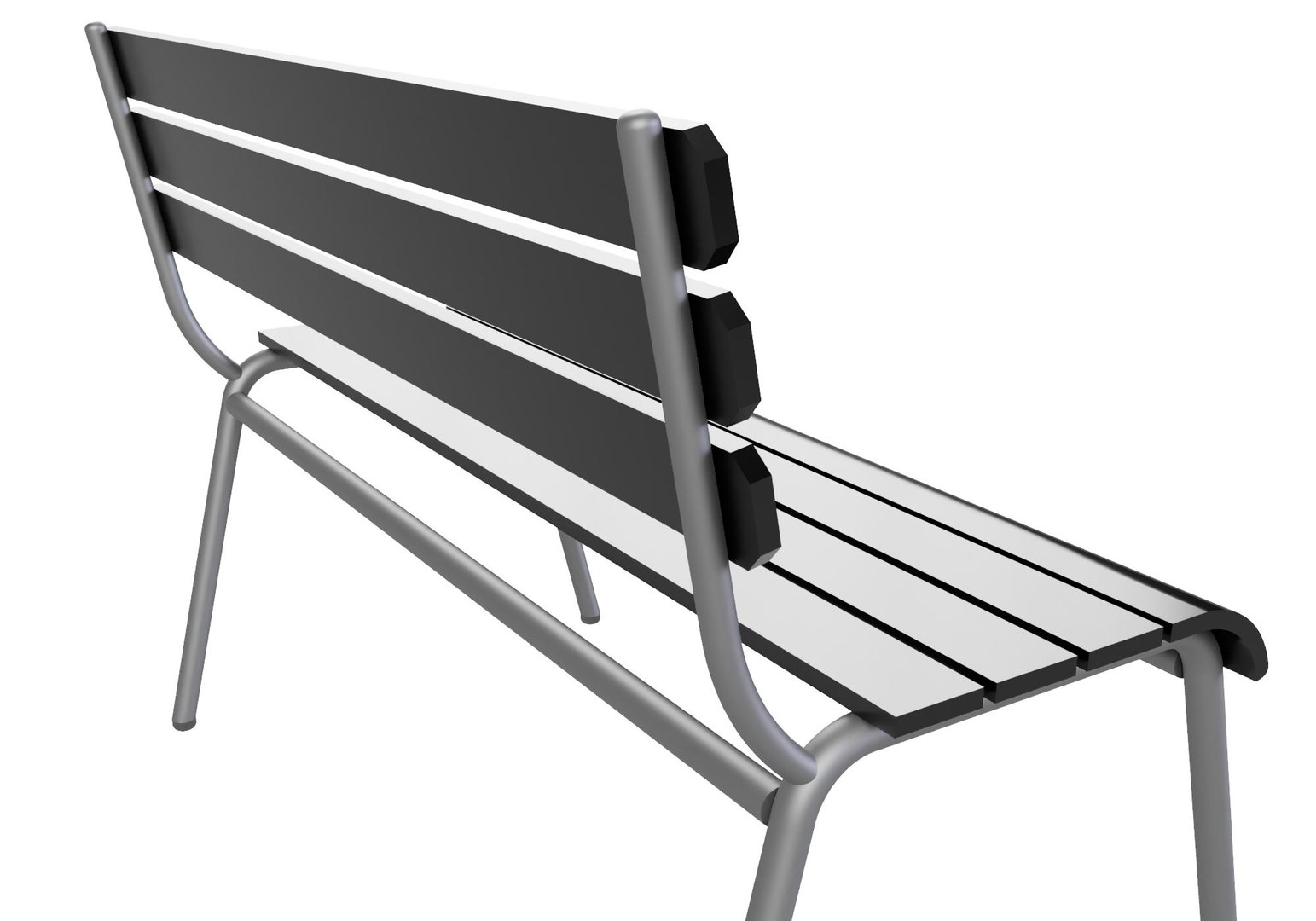 Metal Bench Model - TurboSquid 1966679