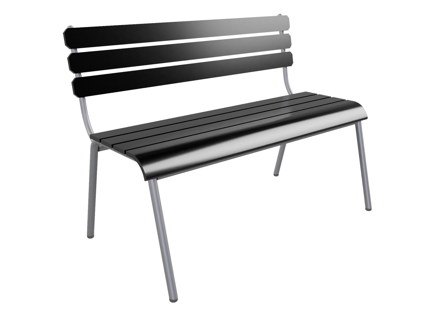 Metal Bench Model - TurboSquid 1966679
