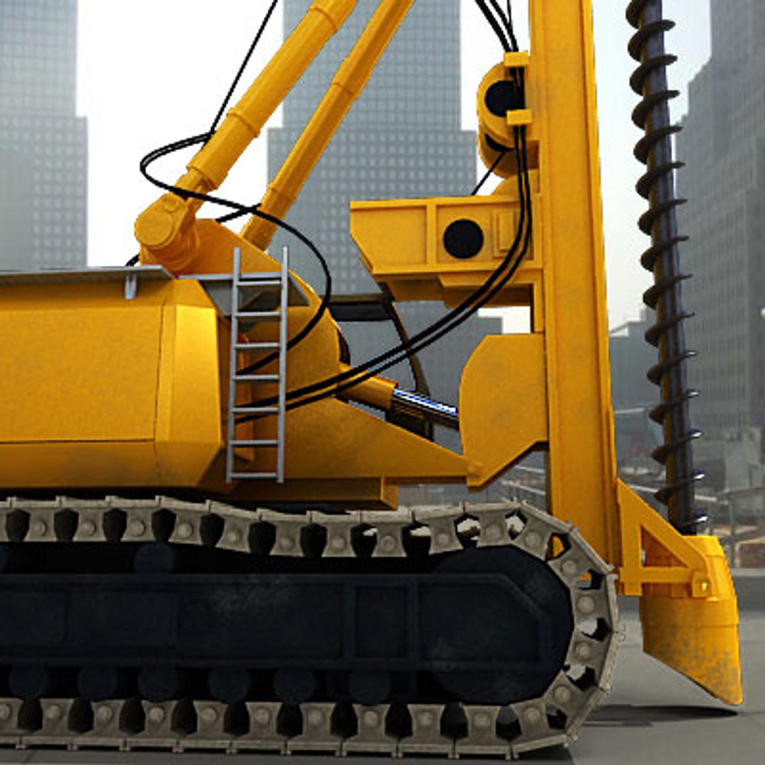 Boring Machine 3d Model