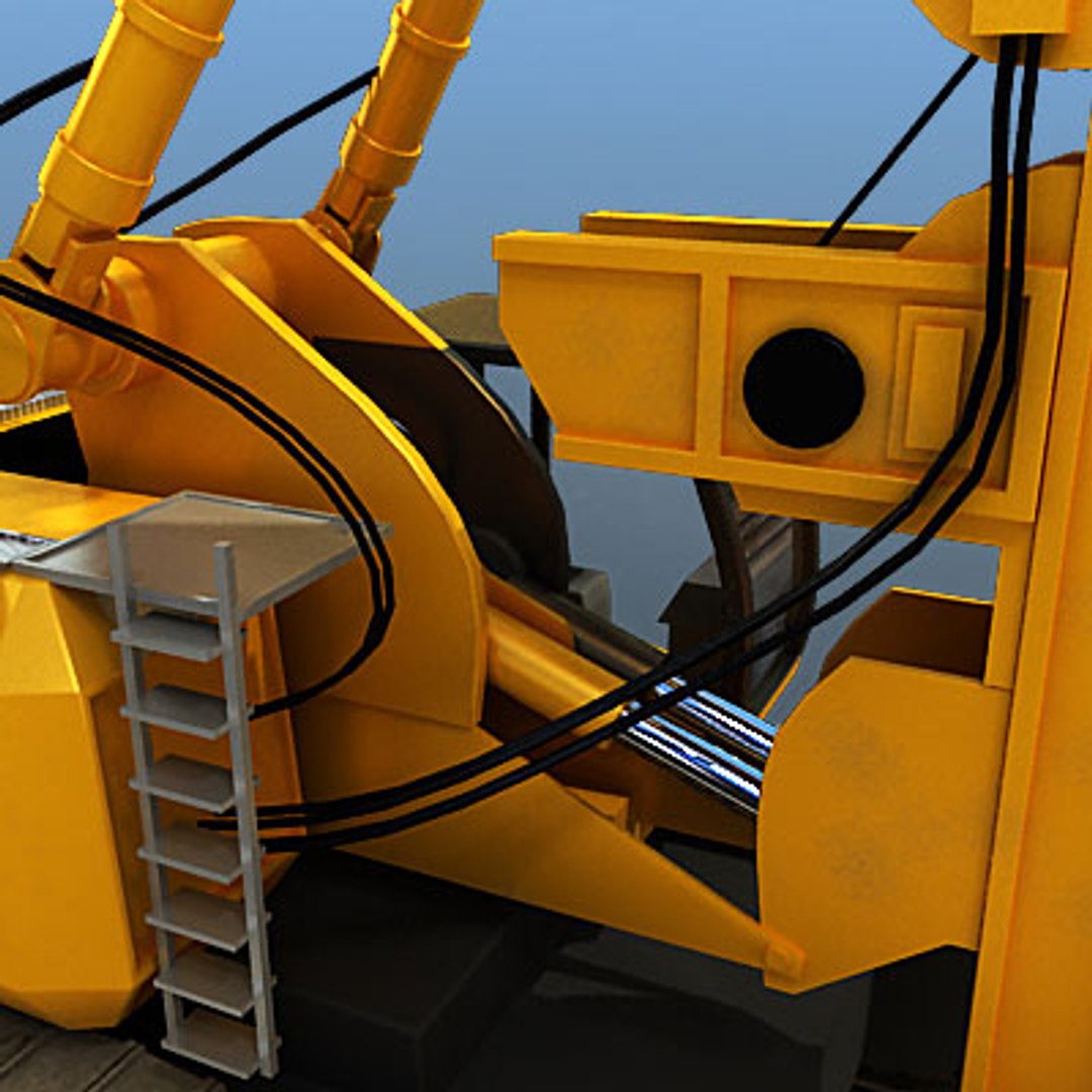 Boring Machine 3d Model