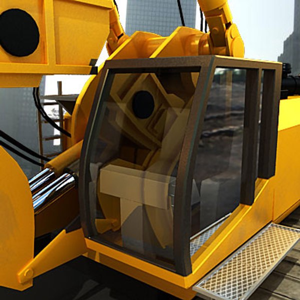 boring machine 3d model