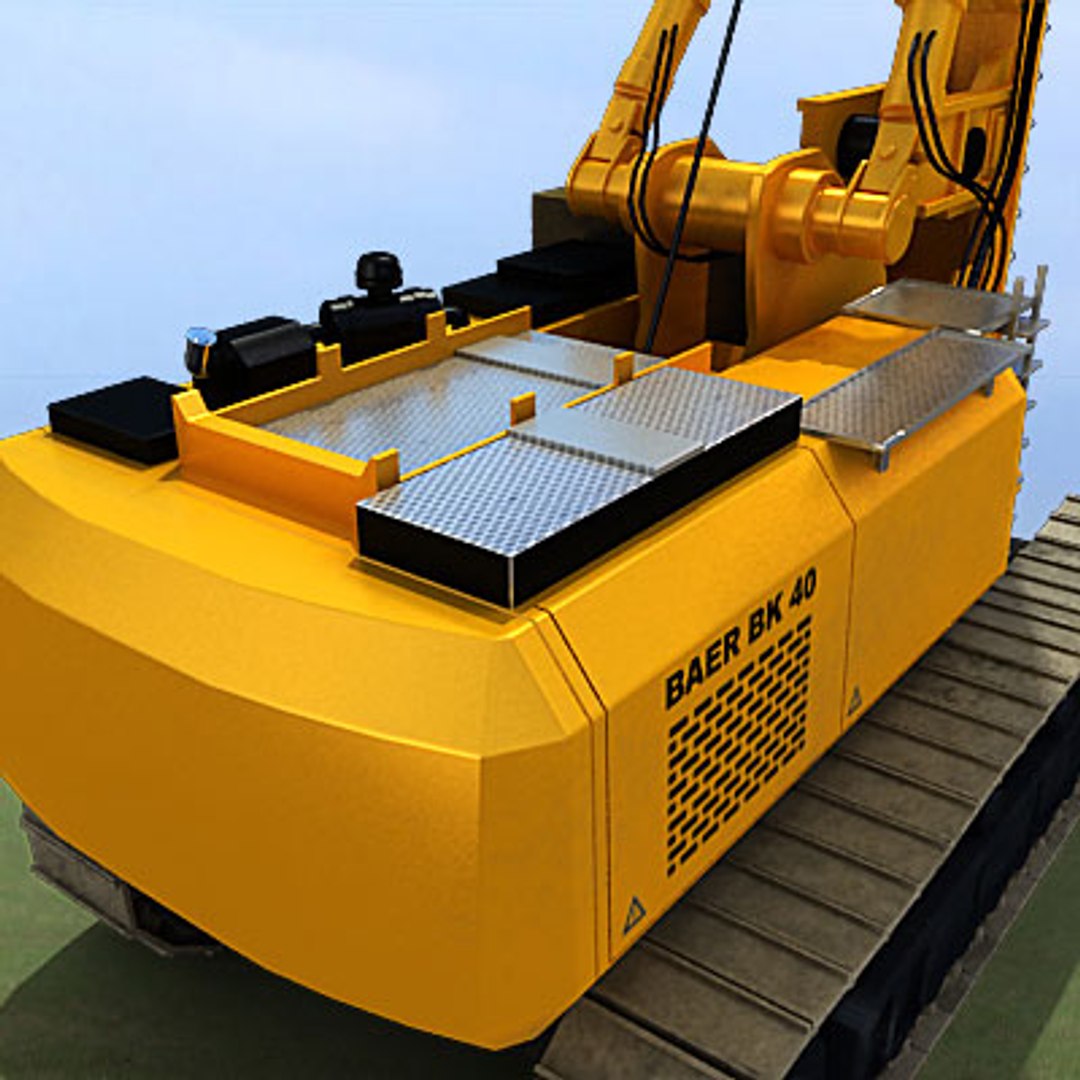 Boring Machine 3d Model