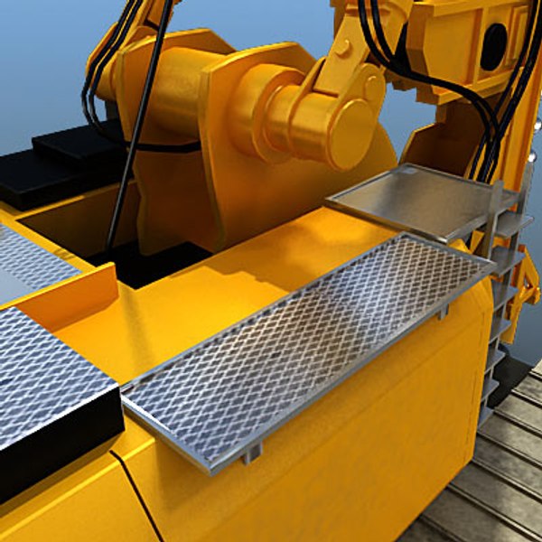 boring machine 3d model