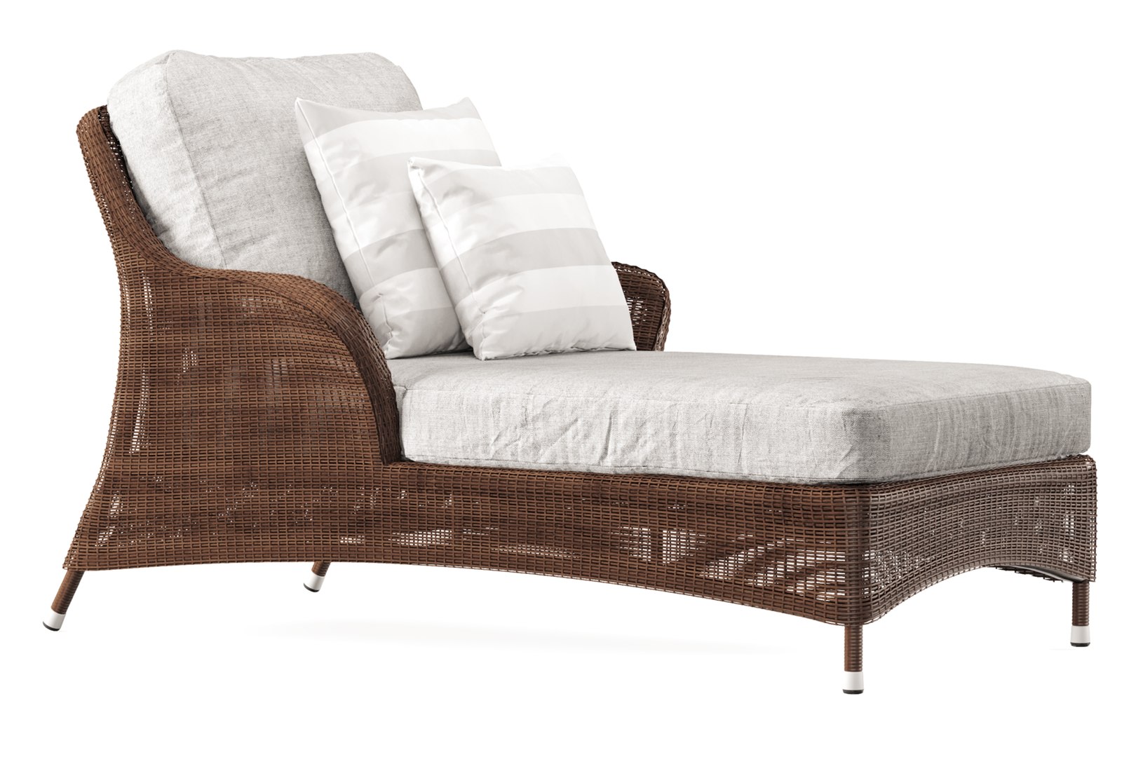 3D Relax Wicker Sun Lounger Model - TurboSquid 1965110