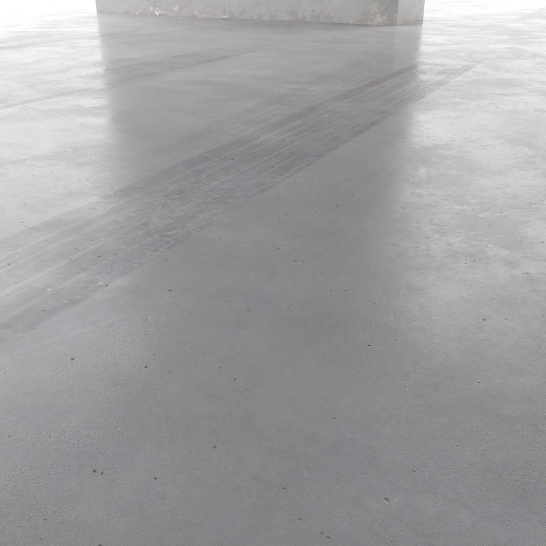 3D Parking Concrete Floor Model - TurboSquid 1571109