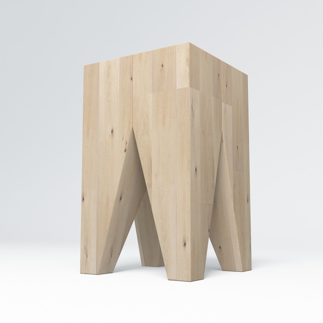 3D minimalist stool model - TurboSquid 1385767