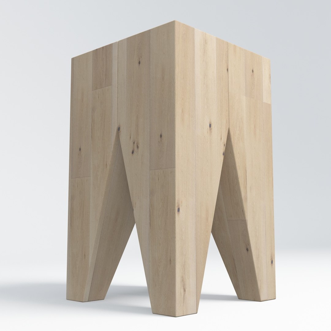 3D minimalist stool model - TurboSquid 1385767