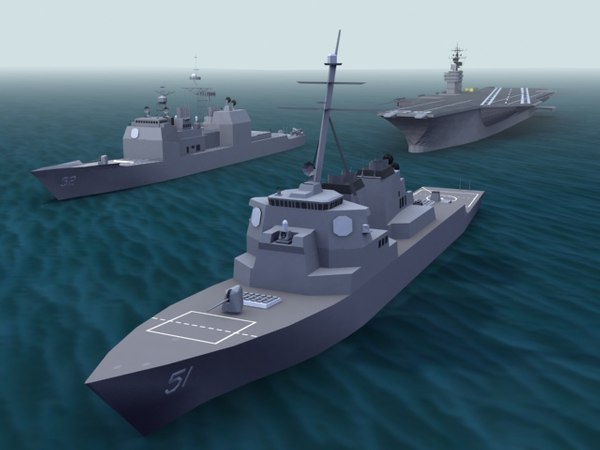navy ships nimitz 3d model