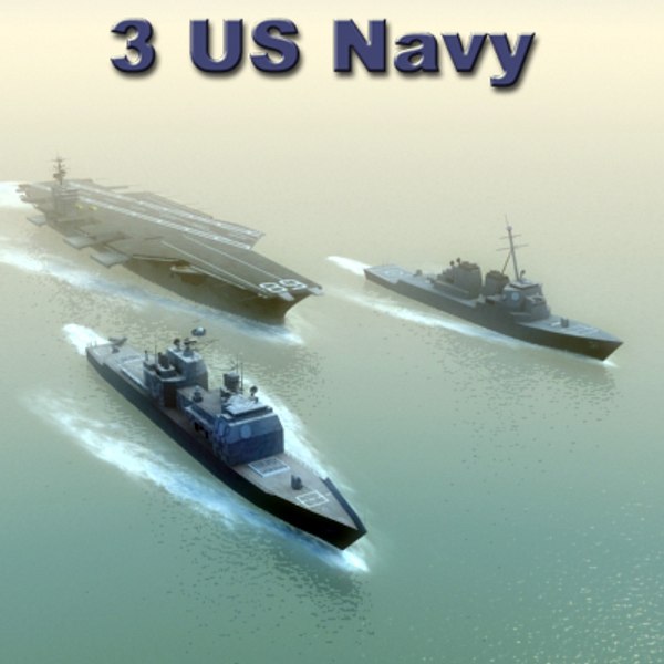 navy ships nimitz 3d model