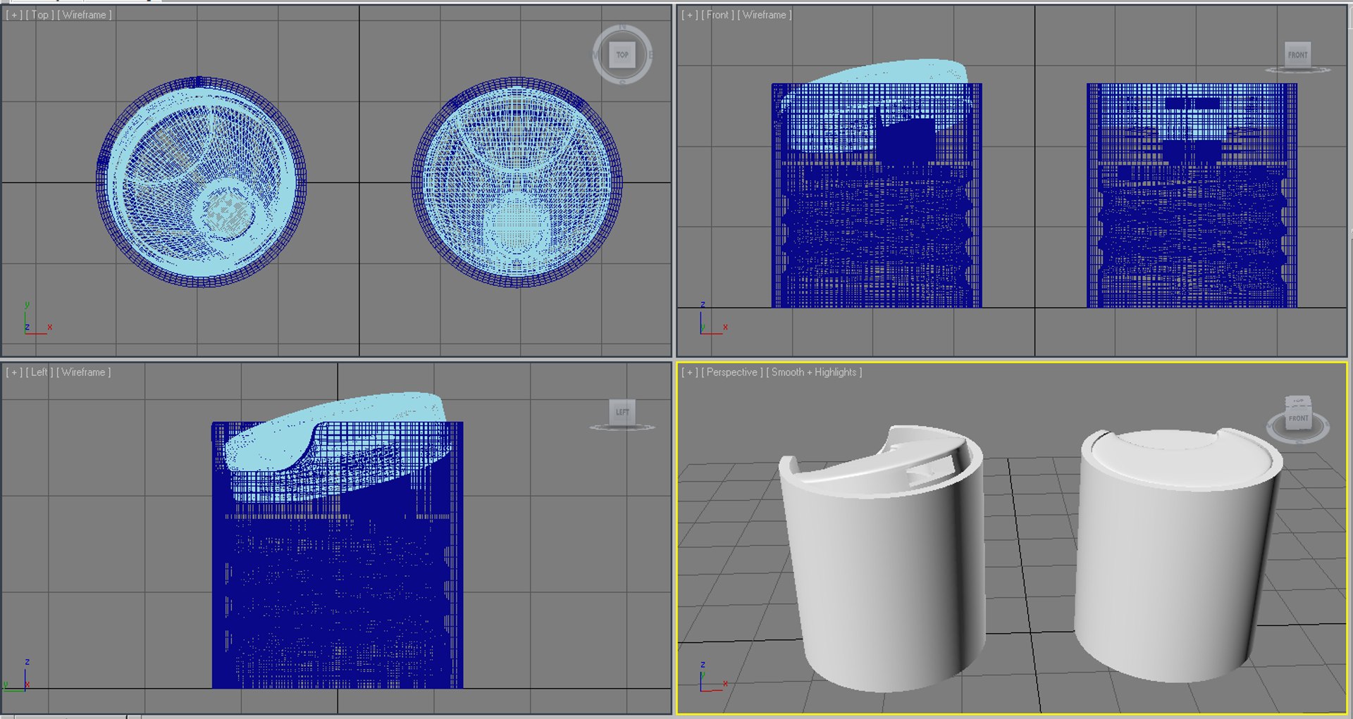Disc Top Cap 3D model - TurboSquid 1909877