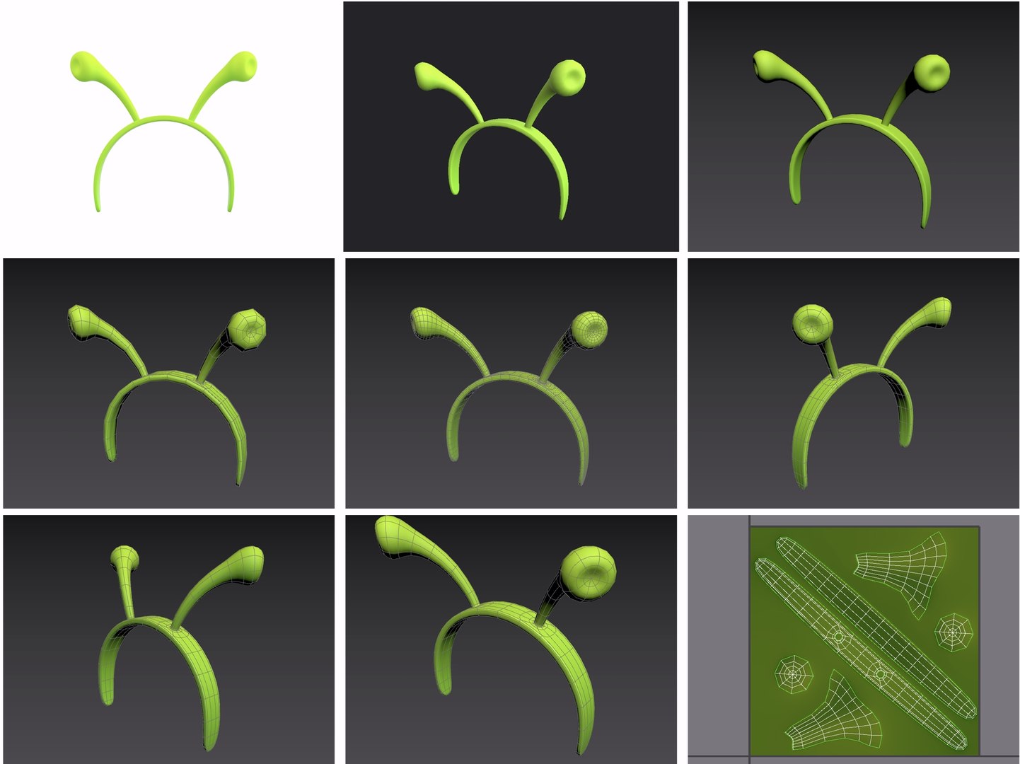 3D model Headband Pack 1 - TurboSquid 2126563