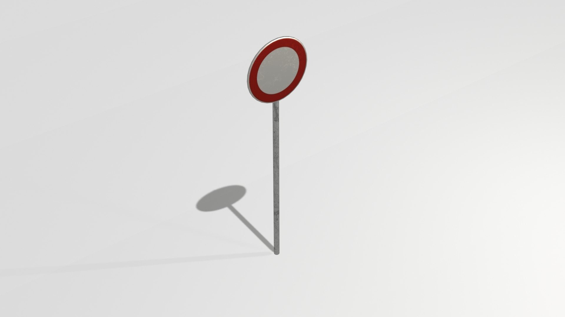 3D Traffic sign No entry in both directions - TurboSquid 2144637